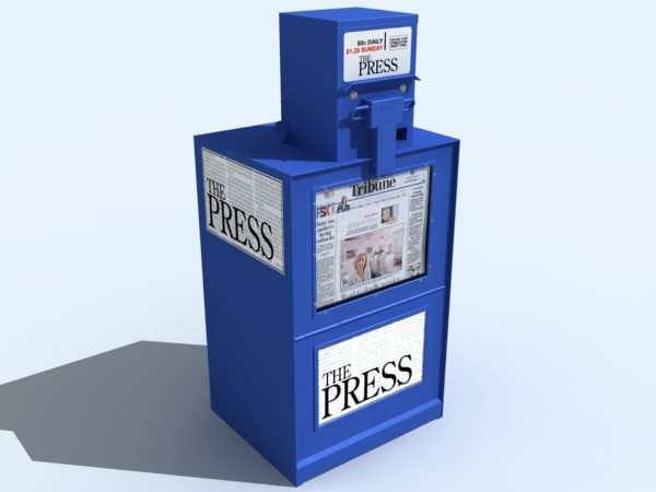 max newspaper stands