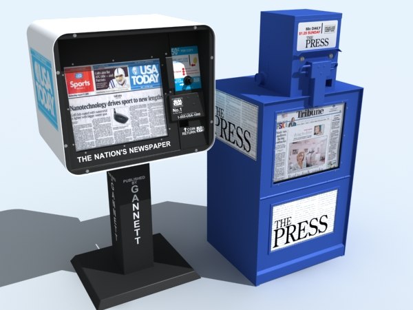 max newspaper stands