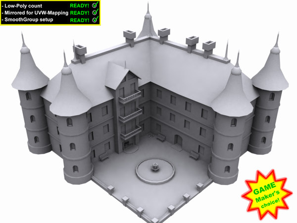 3d castle ready