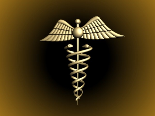 caduceus symbol 3d max