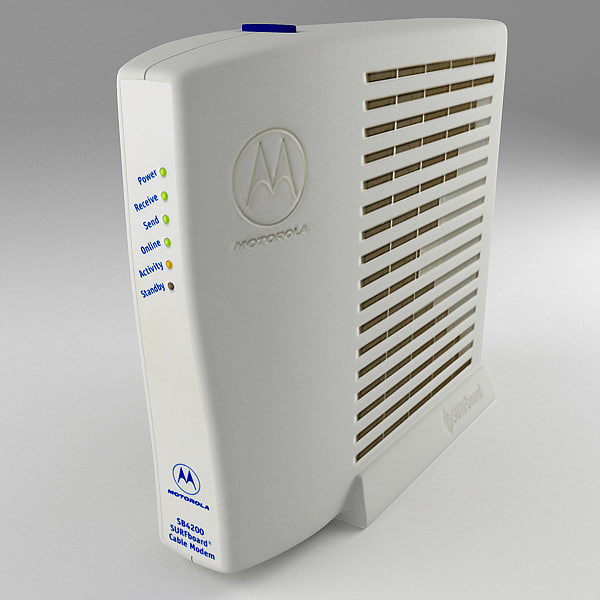 cable modem 3d model