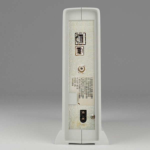 cable modem 3d model