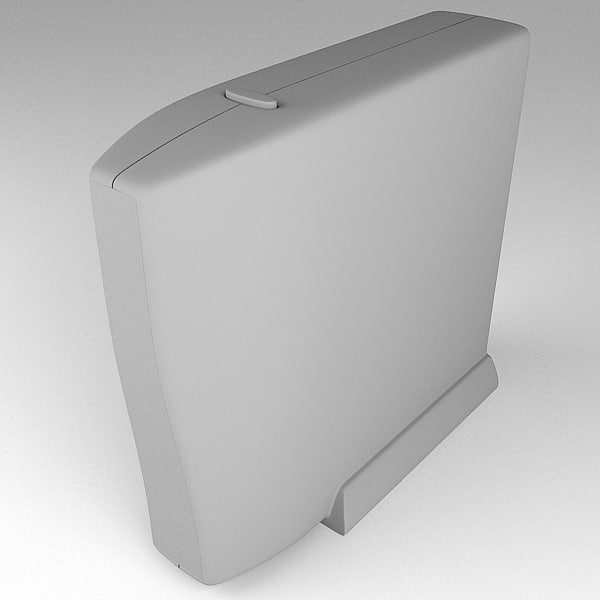 cable modem 3d model