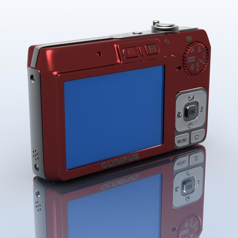 3dsmax olympus fe-280 camera