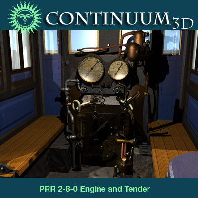 prr 2-8-0 locomotives steam 3ds