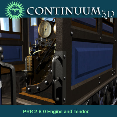 prr 2-8-0 locomotives steam 3ds