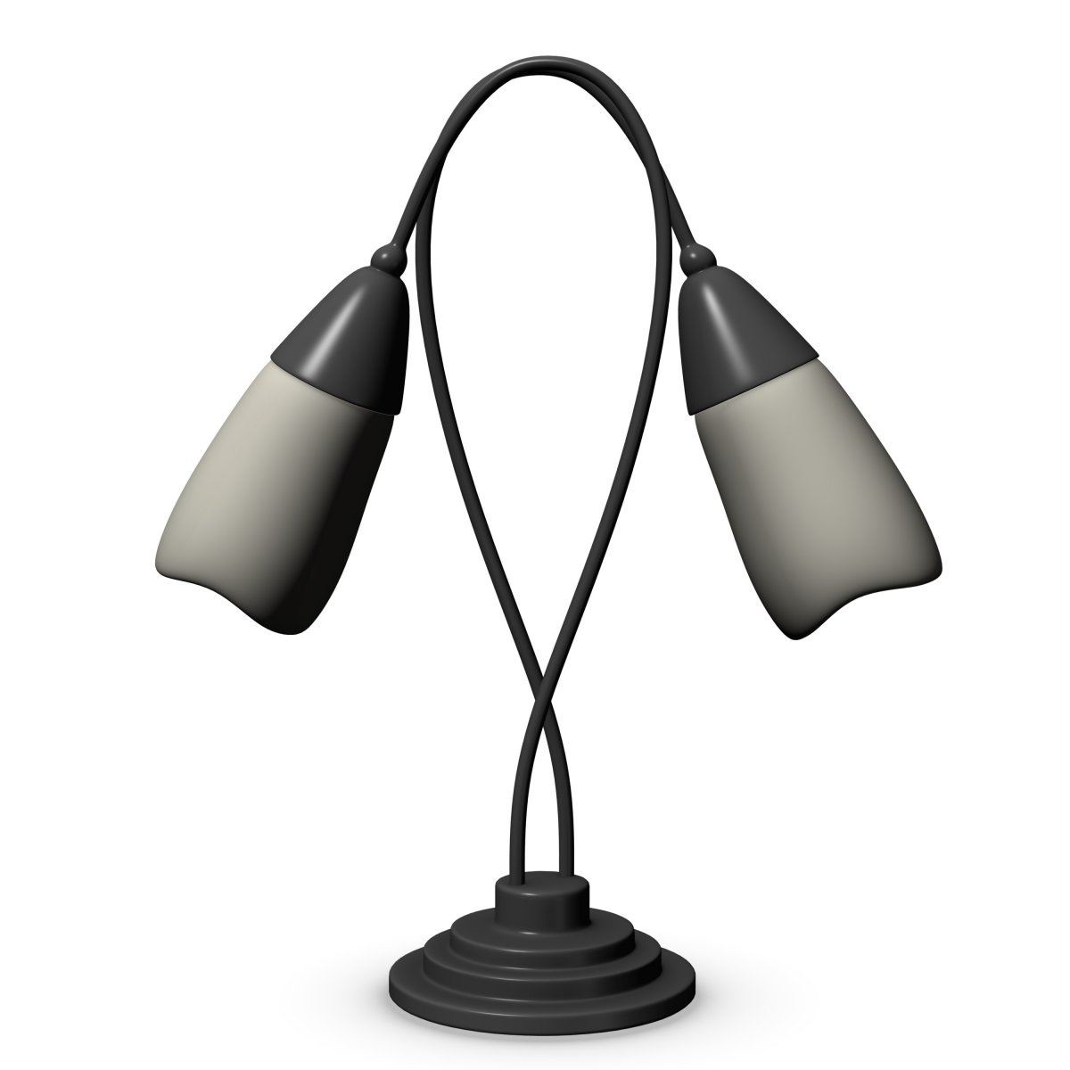 table lamps 3d dxf