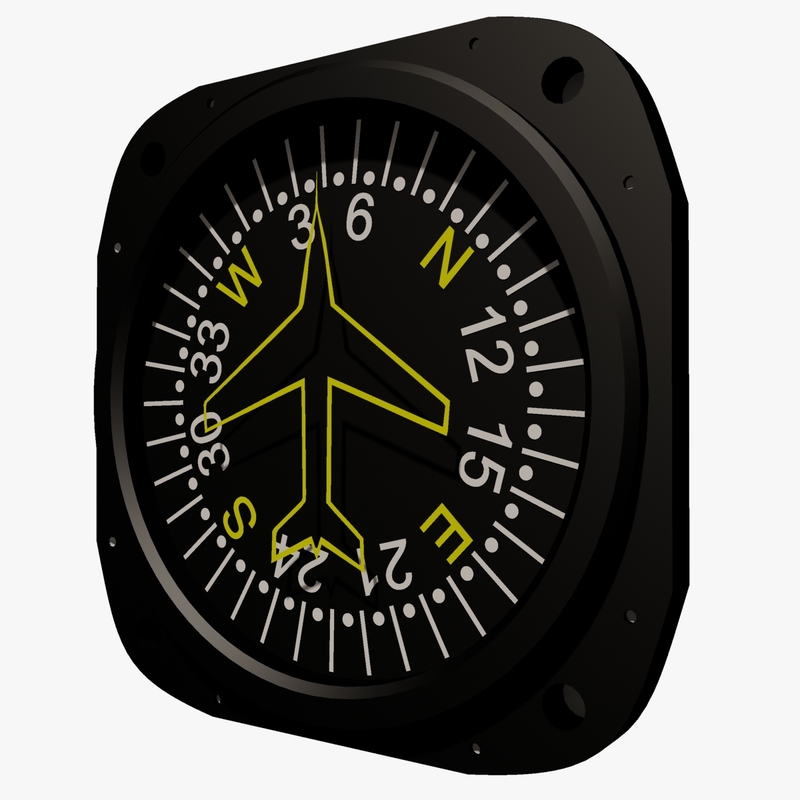 3ds max aircraft compass