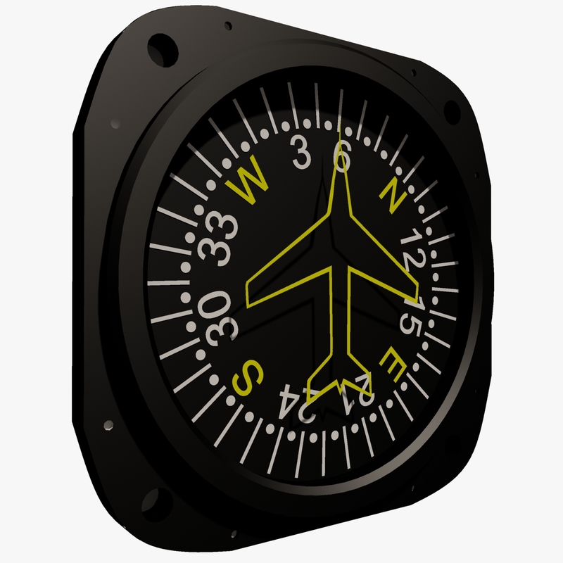 3ds max aircraft compass