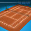 3d tennis field model