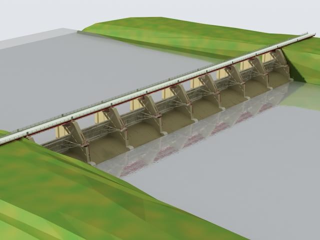 water dam bridge max