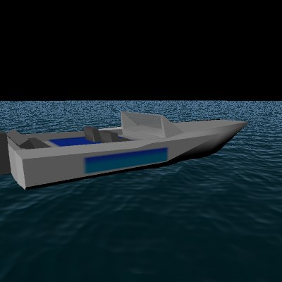 free boat 3d model