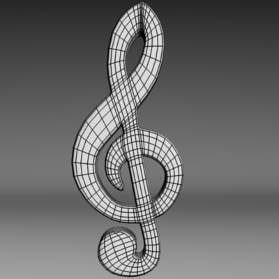musical symbols 3d 3ds