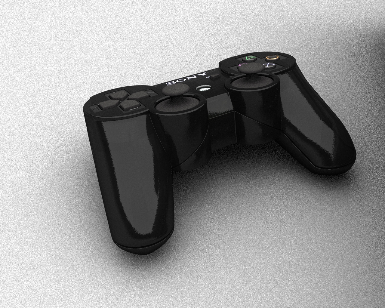 controller ps3 3 3d model
