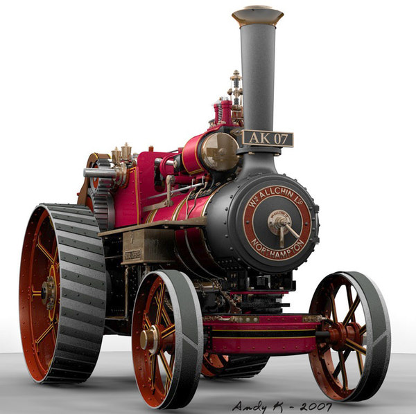 Steam Engine 3D Models for Download | TurboSquid