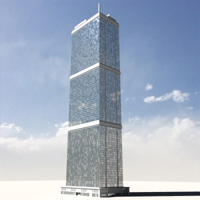 3d skyscraper model