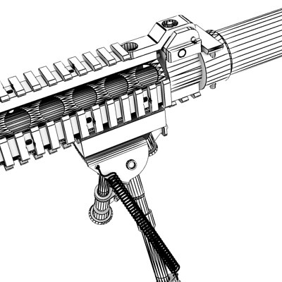 3d sr-25 sniper rifle