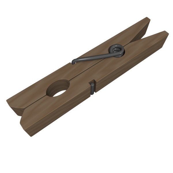 3d model clothes peg