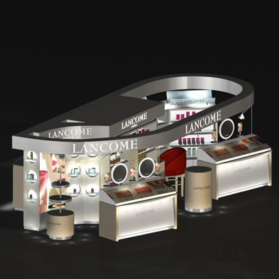 3d loreal lancome stand