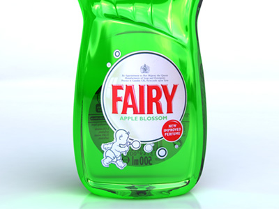 3d model fairy liquid