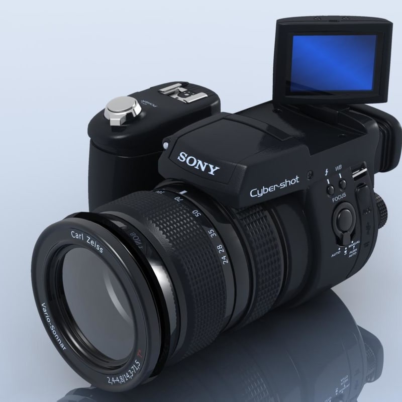 sony cybershot dsc-r1 3d model