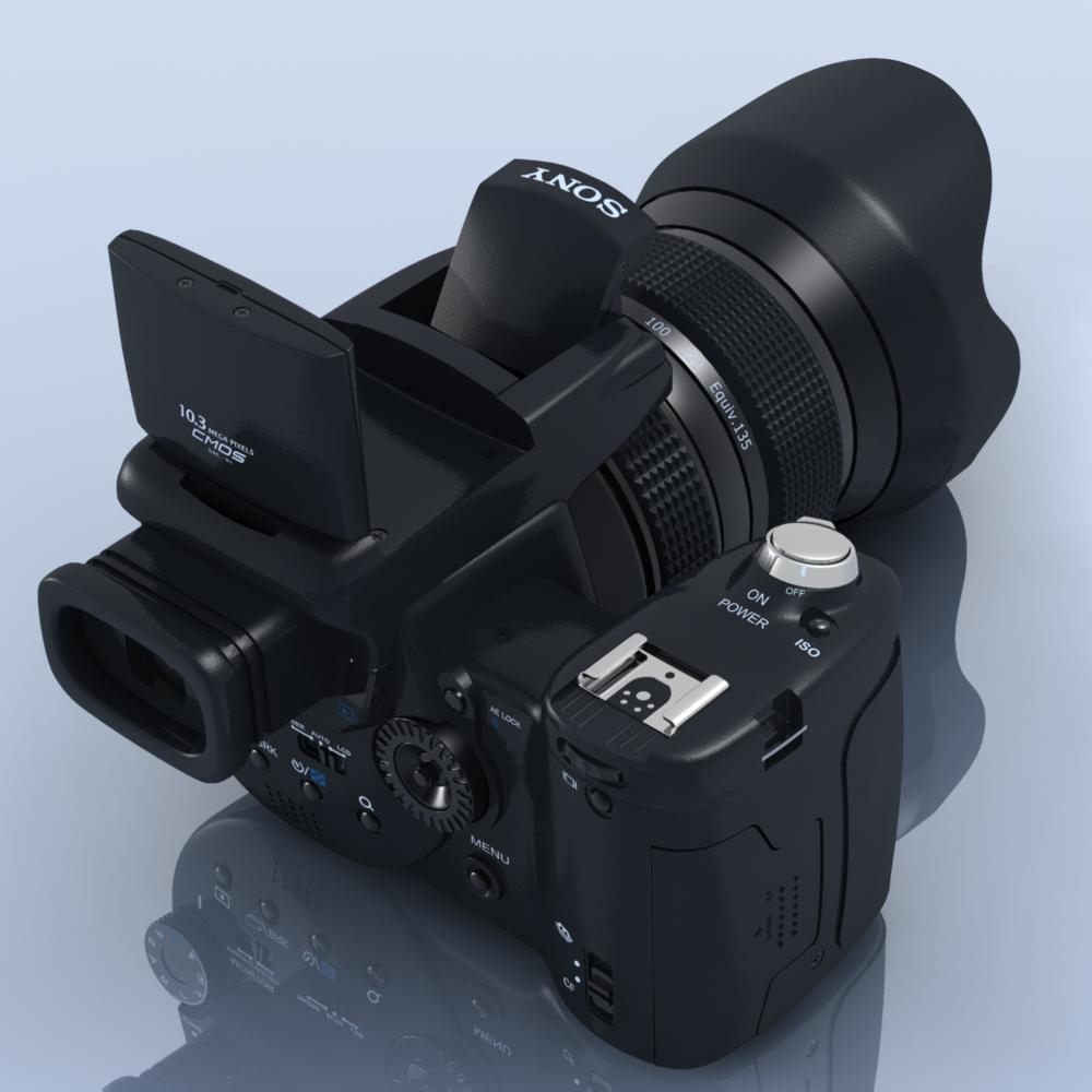 sony cybershot dsc-r1 3d model