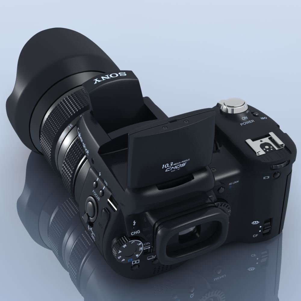 sony cybershot dsc-r1 3d model