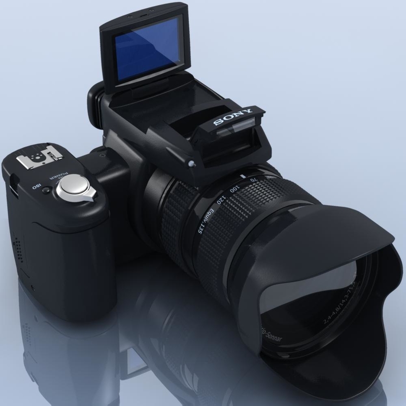 sony cybershot dsc-r1 3d model