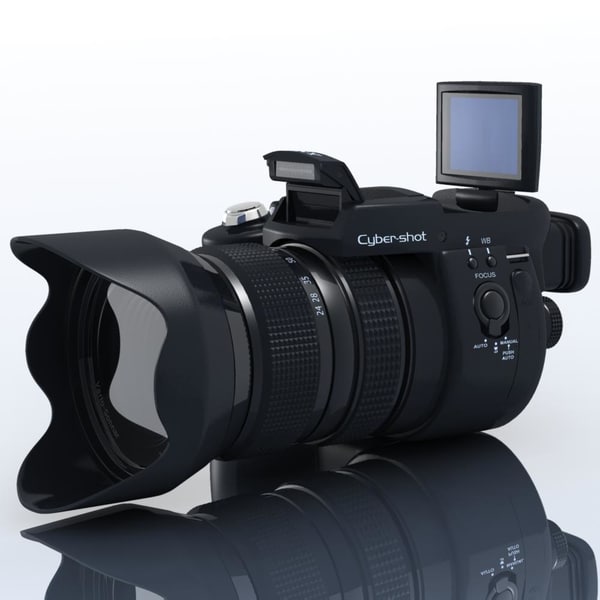 sony cybershot dsc-r1 3d model