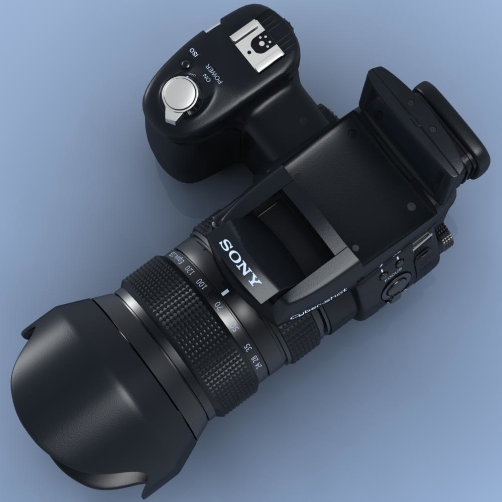 sony cybershot dsc-r1 3d model