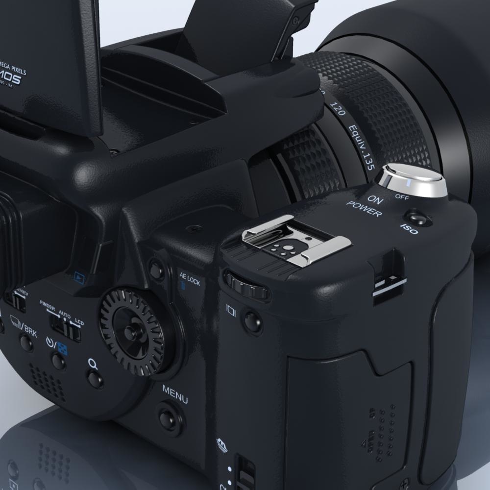 sony cybershot dsc-r1 3d model