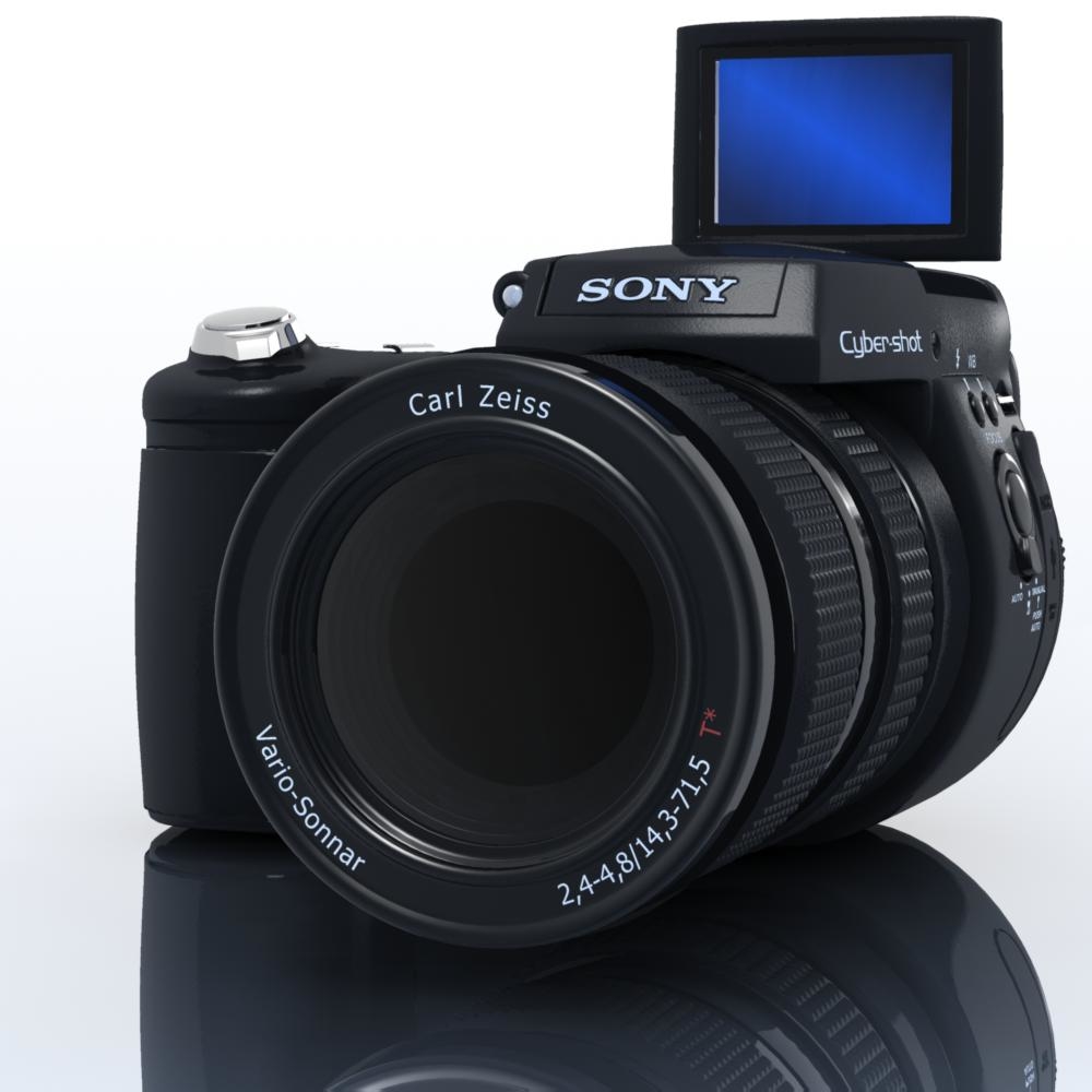 sony cybershot dsc-r1 3d model