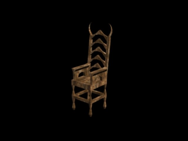 3d x demon chair