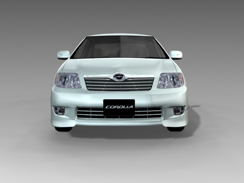 toyota corolla 3d model