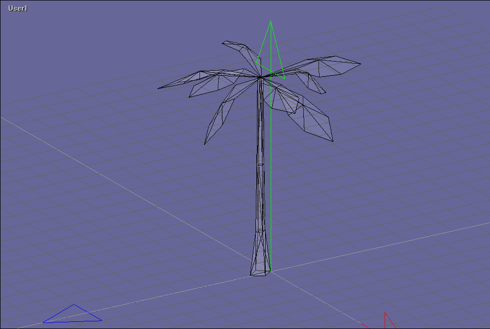 3d model of tree alpha mask