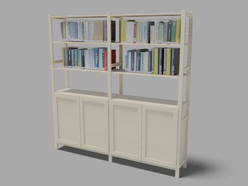 ikea bookshelf ivar max