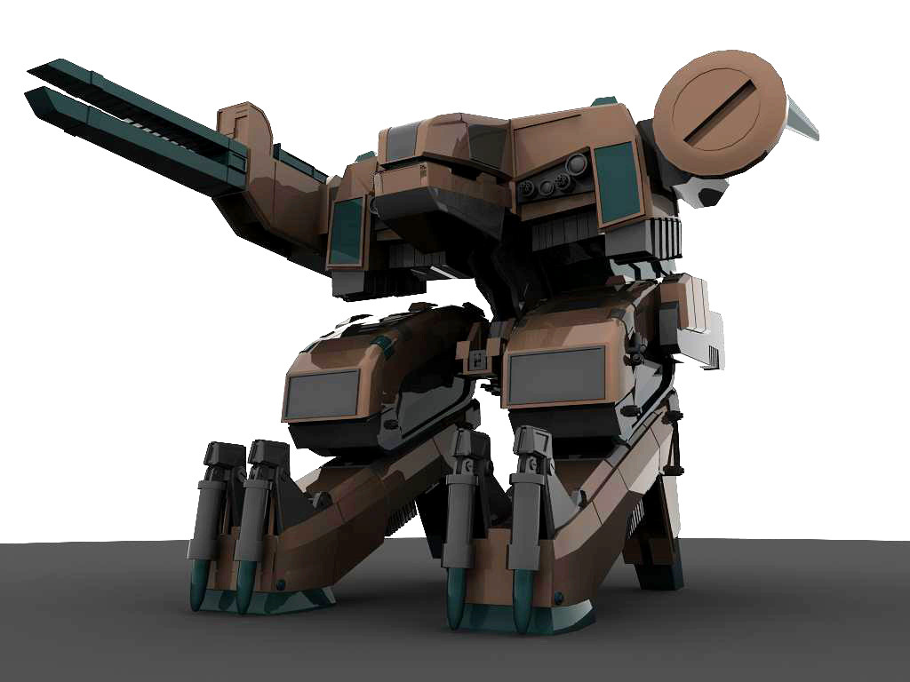 3d metal gear rex