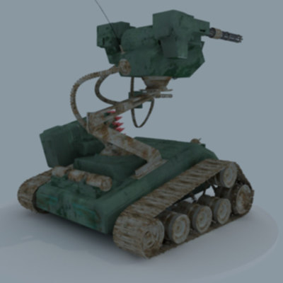 3d tank model