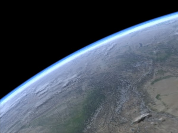 earth atmosphere 3d model