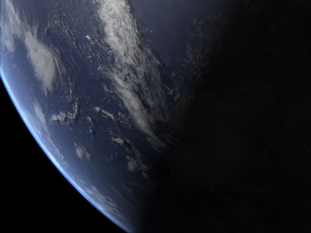 earth atmosphere 3d model