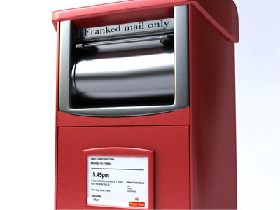 royal mail franked box x