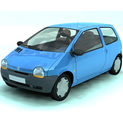 3d renault twingo model