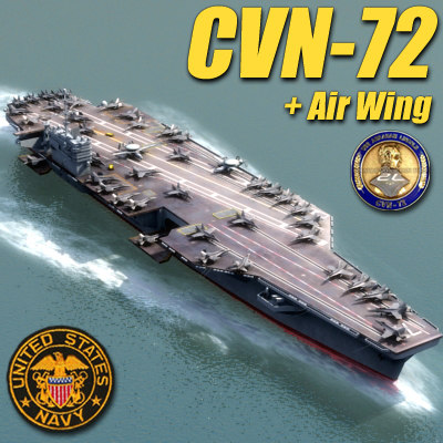3d cvn-72 cvn 72