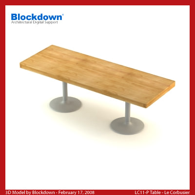 Tabela LC11-P Modelo 3D - TurboSquid 408346