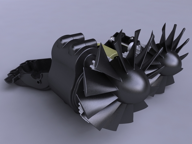 turboprop gear box assembly max