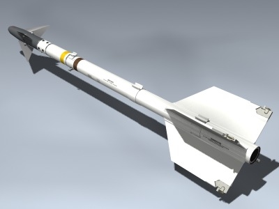 3d model aim-9d sidewinder