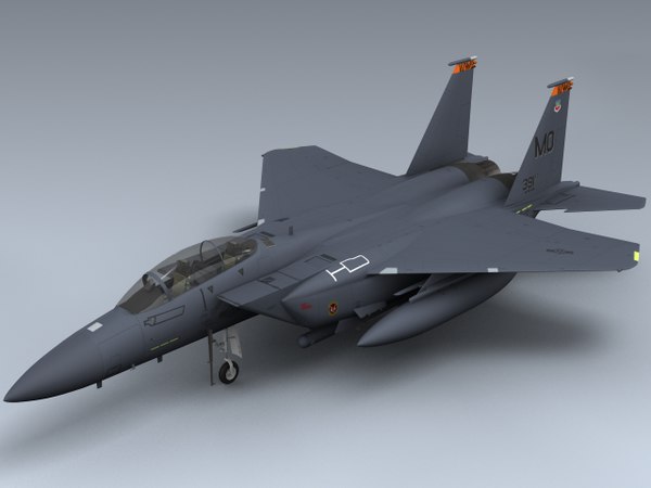 3d model f-15e strike eagle