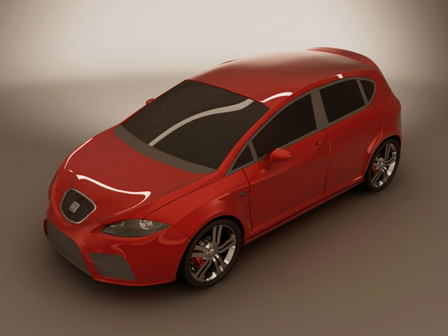 seat leon 3d model