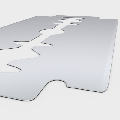 razor razorblade blade 3d model