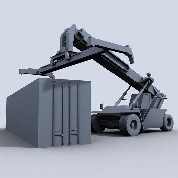 3d reachstacker stacker